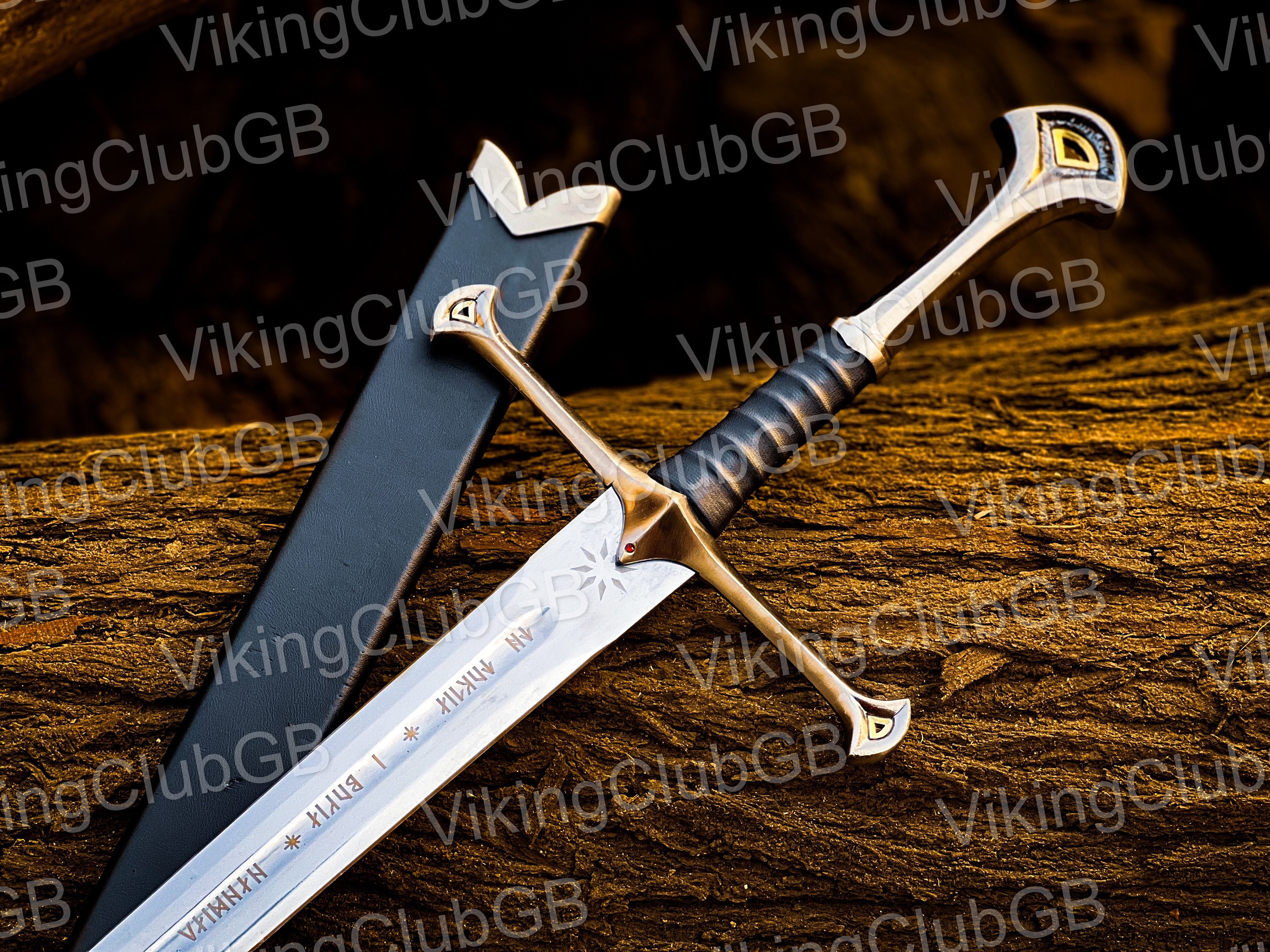 Anduril Swords Flame of the West New Version From Lords of the Ring ...