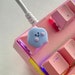 BUNDLE Artisan Cute Night Sky Keycaps, Cloud, Star, Kawaii, Pink, Resin ...
