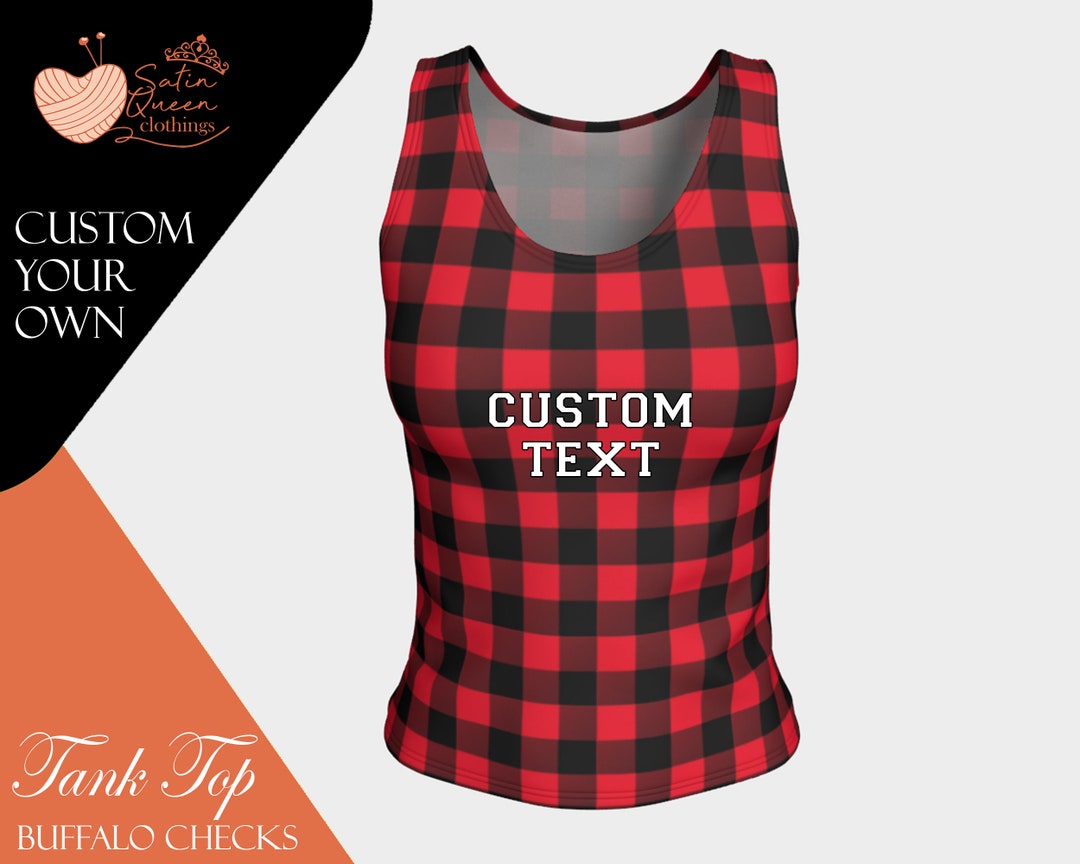 Tank Tops Plaid Tanks Tanks for Vinyl Custom Tank Tops Buffalo Checks ...