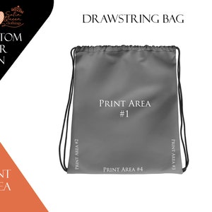 Personalized Name Drawstring Bag Customize Drawstring Custom - Etsy UK