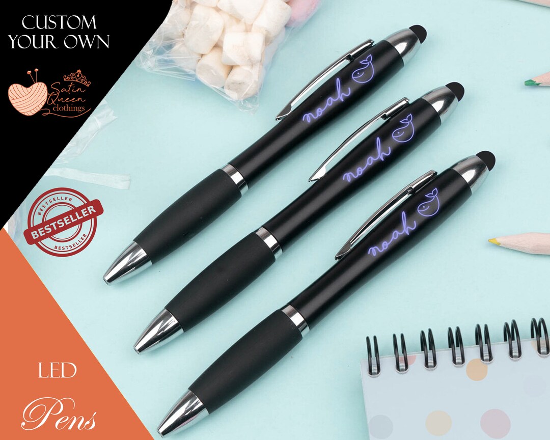 Light up Pens Personalized LED Pen Custom Name Pens Customized LED Pens ...