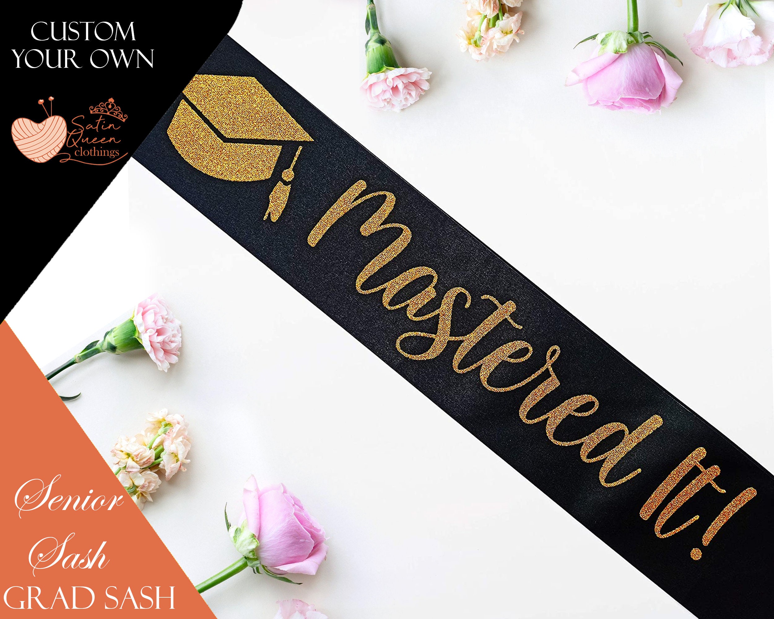 Class of 2023 Satin Sash Graduation Sash Graduate Sash - Etsy Israel