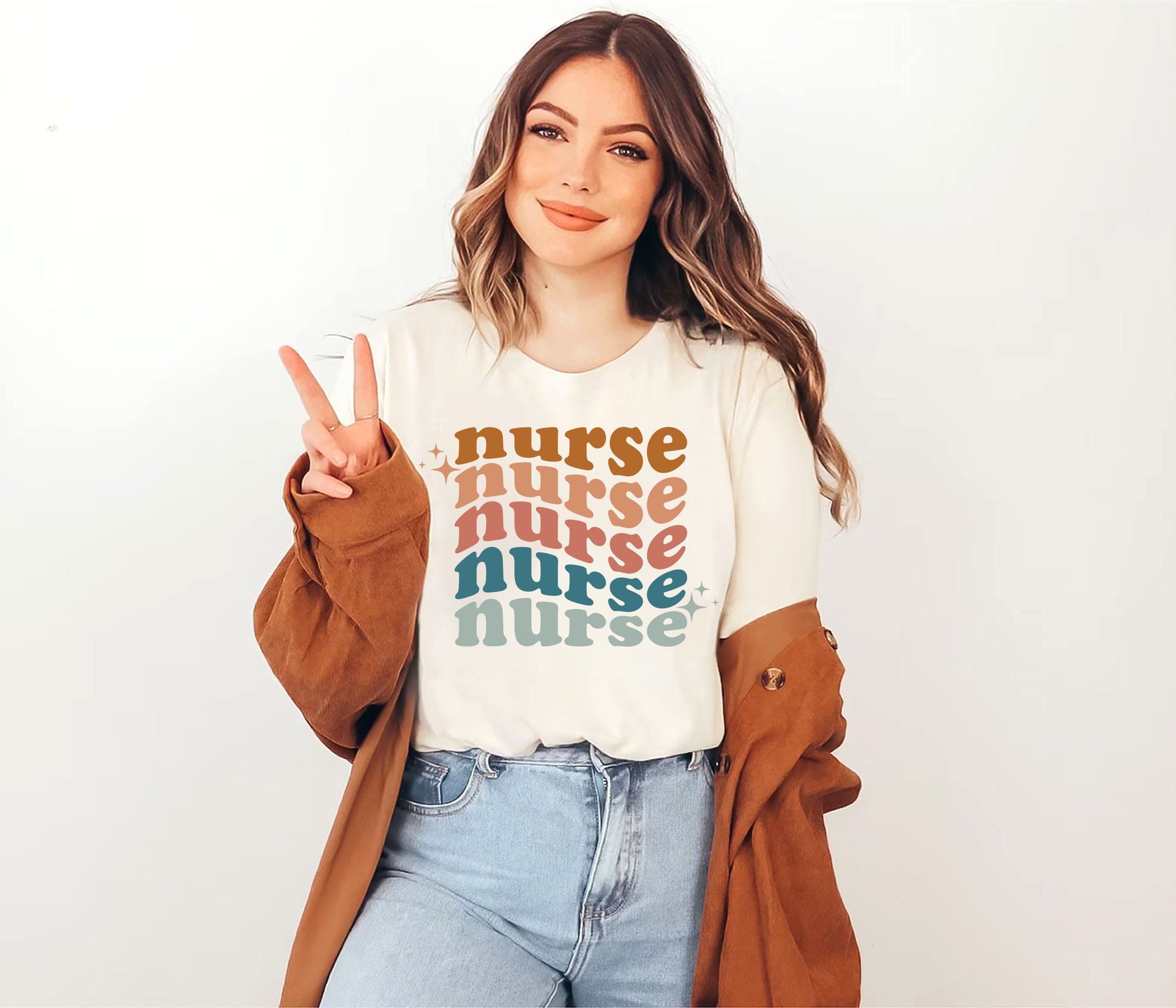 Retro Pqrst Nurse Shirt, Stacked Wave Pqrst Nurse, Cute Pqrst Shirt ...