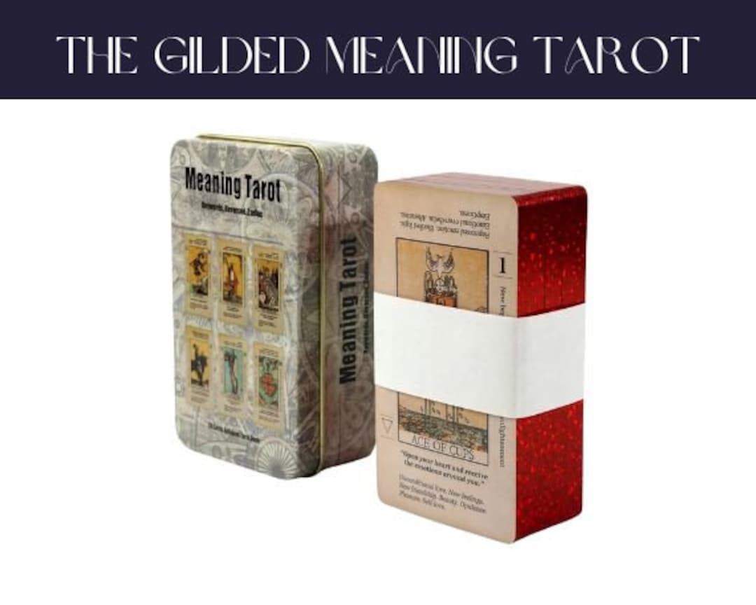 The Gilded Meaning Tarot - Etsy