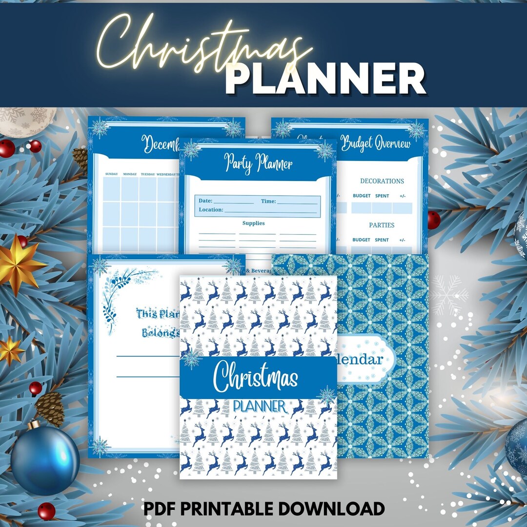 Best Christmas Printable Planner Bundle With Printable Gift Tags ...