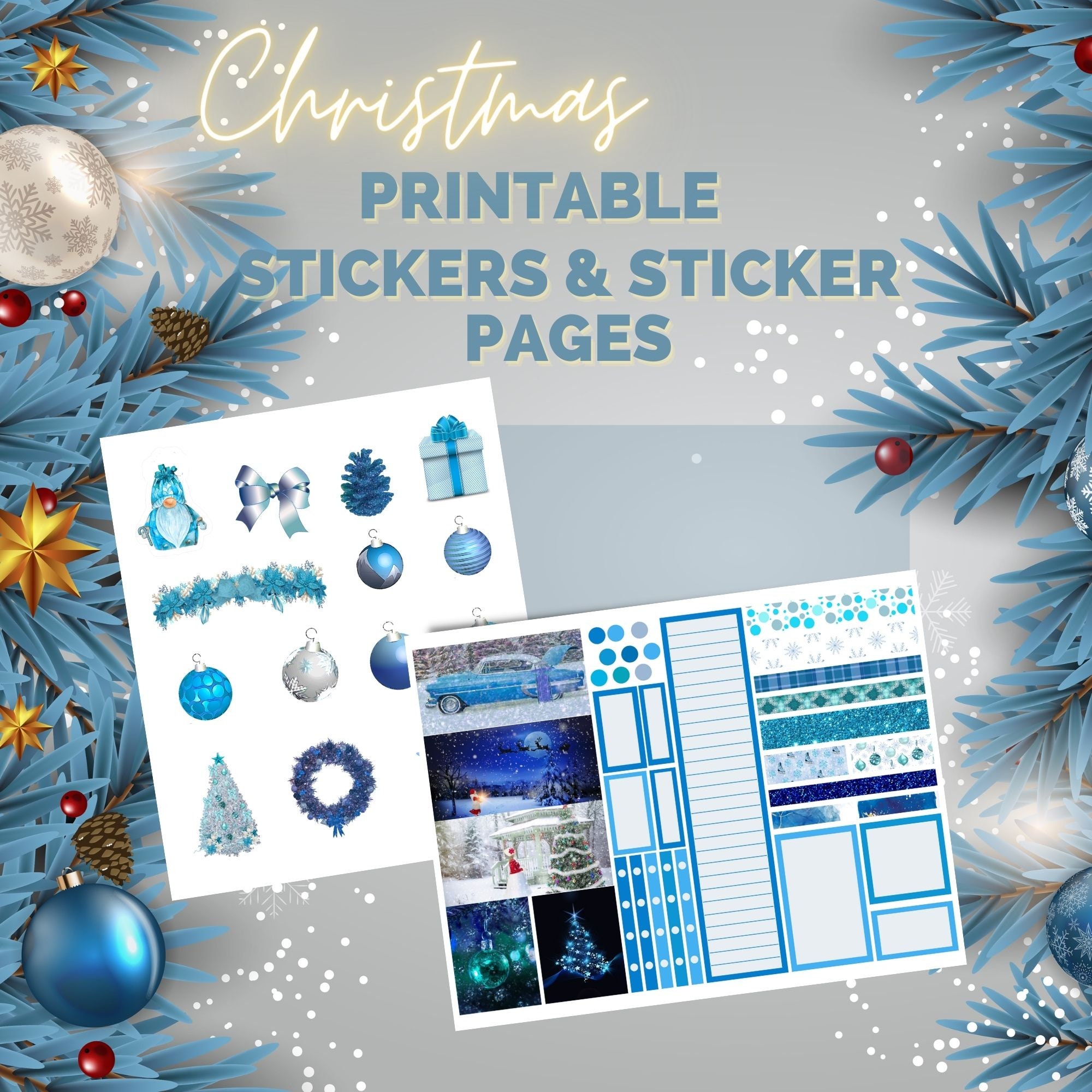 Best Christmas Printable Planner Bundle With Printable Gift Tags ...