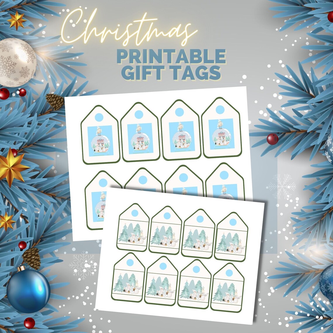 Best Christmas Printable Planner Bundle With Printable Gift Tags ...