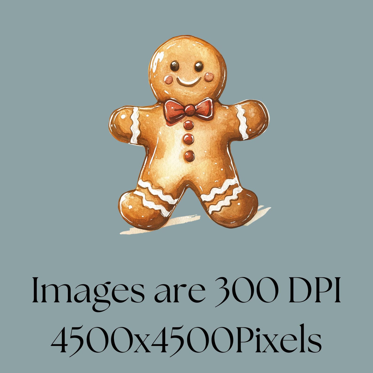 Whimsical Gingerbread Clipart Set for Instant Download - Perfect for ...