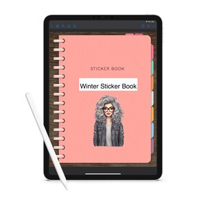 Winter Digital Stickers Precropped for Goodnotes - Clip Art Pngs for ...