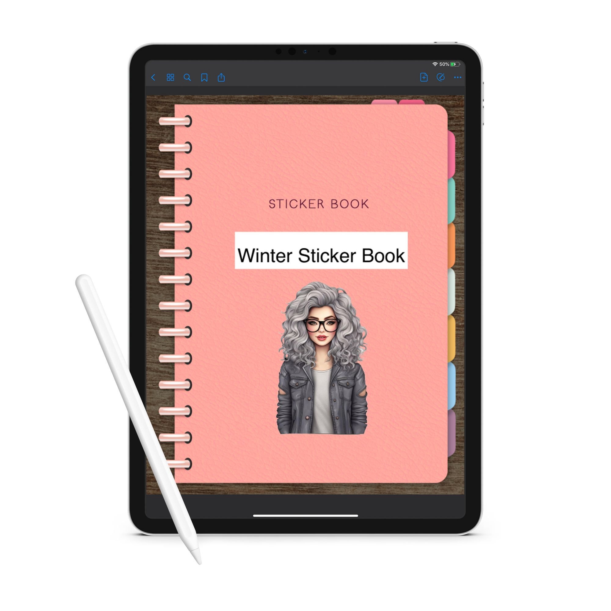 Winter Digital Stickers Precropped for Goodnotes Clip Art Pngs for ...