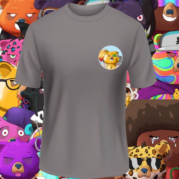Custom Bad Bear T-shirt Front Chest Icon - Etsy