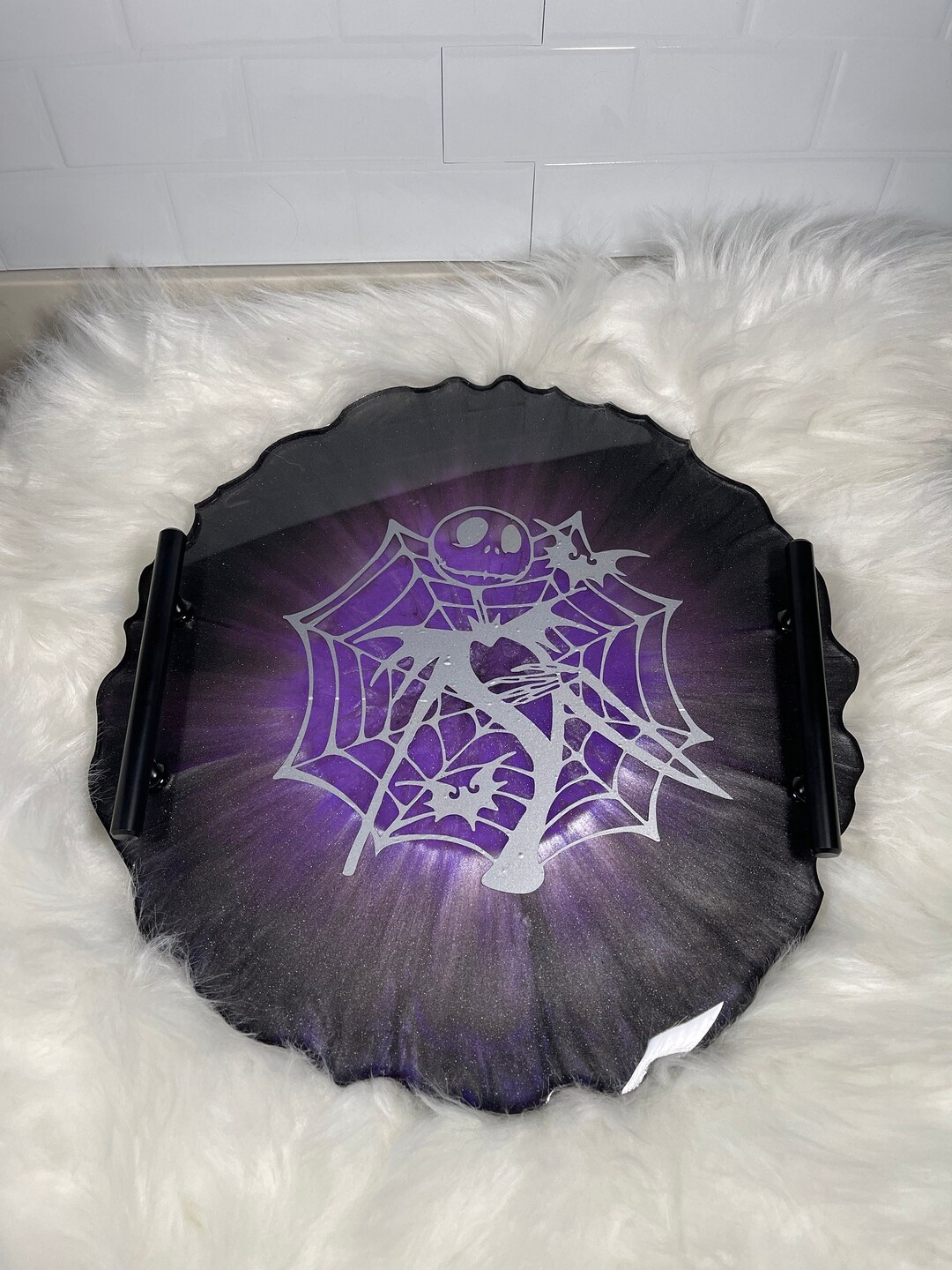 Halloween Resin Tray / NBC Tray / Jack Skellington Tray / Trick or ...