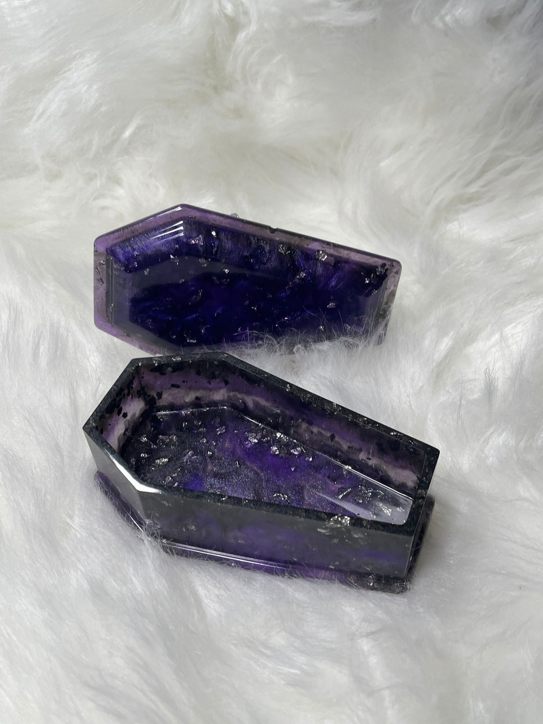 Resin Coffin / Halloween Decor / Trinket Box / Jewelry Box [varieties ...