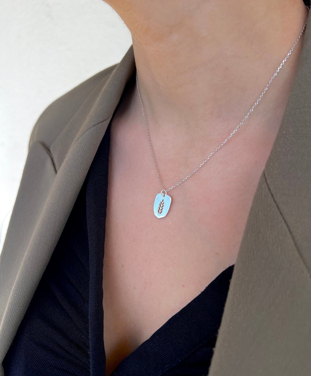 DEMETER, Ceres, Wheat, Silver Pendant With Chain, Greek Mythology ...