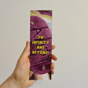 Buzz Lightyear Bookmark, Disney Pixar Toy Story, to Infinity and Beyond ...
