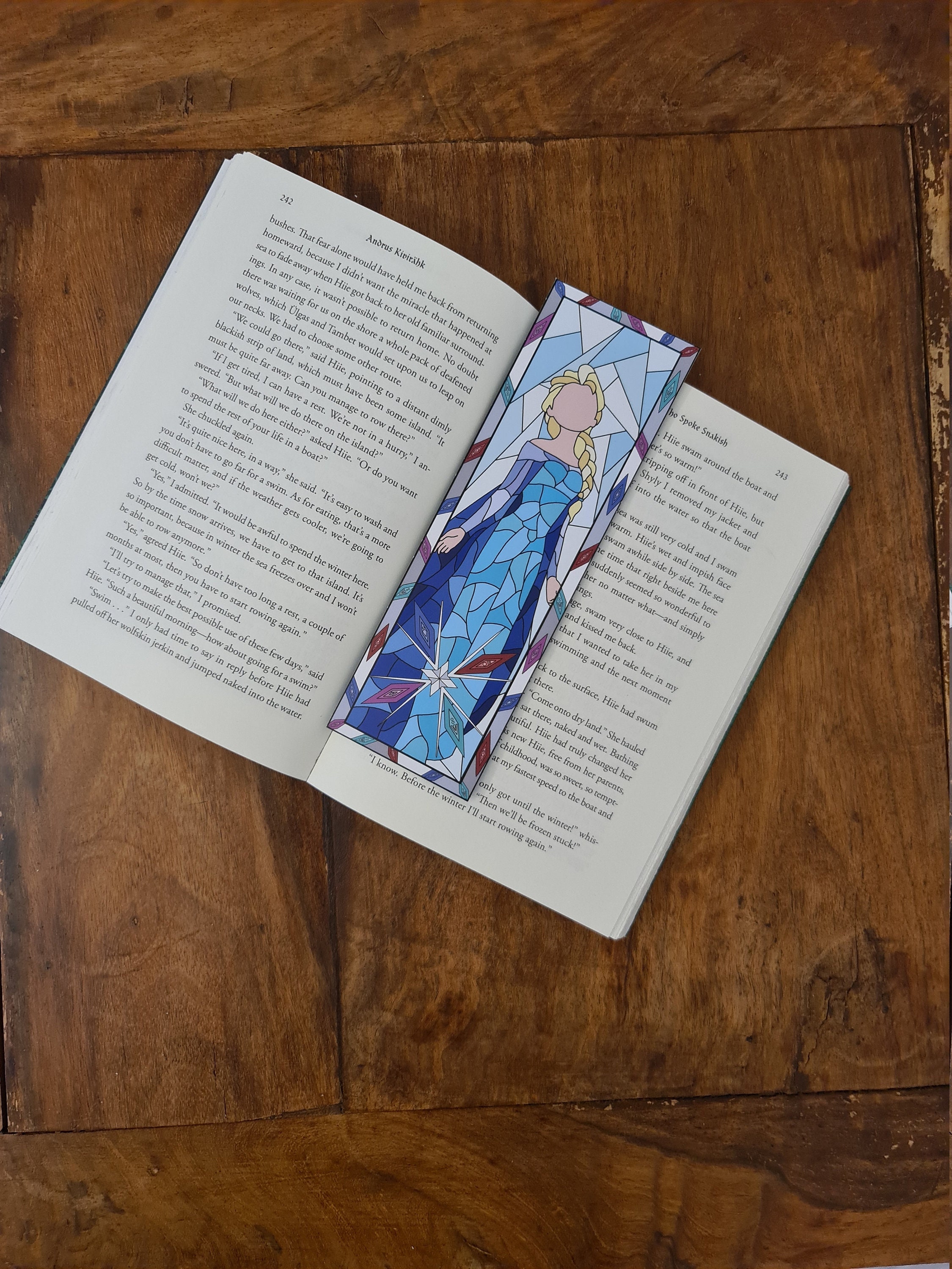 Frozen Elsa Bookmark Ice Queen Into the Unknown - Etsy