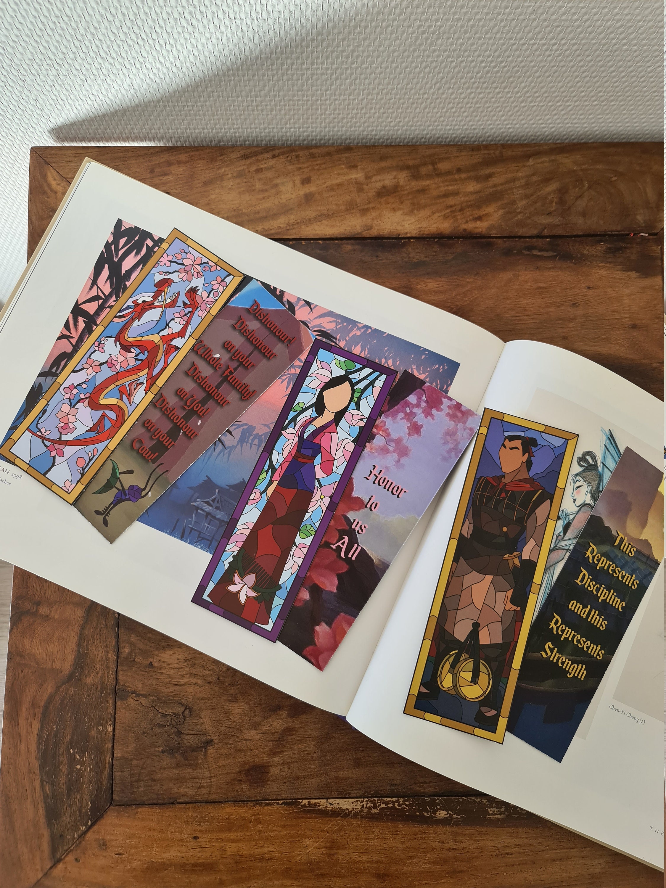 Mulan Bookmark Disney Princess Honor to Us All Cherry - Etsy