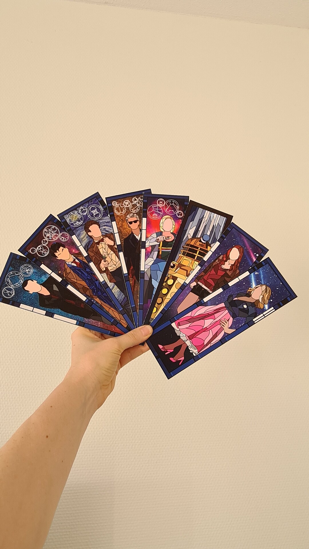 Dr Who Bookmark Set, 8 Bookmarks - Etsy