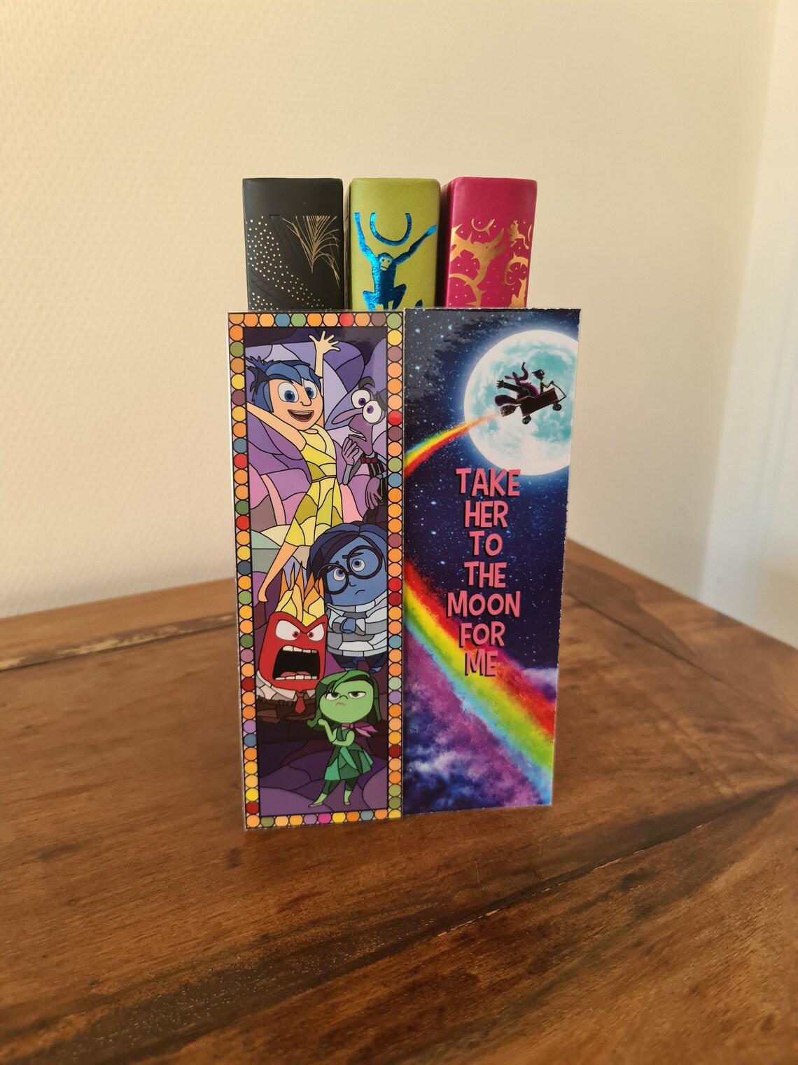 Inside Out Bookmark Disney Pixar Take Her to the Moon for Me - Etsy