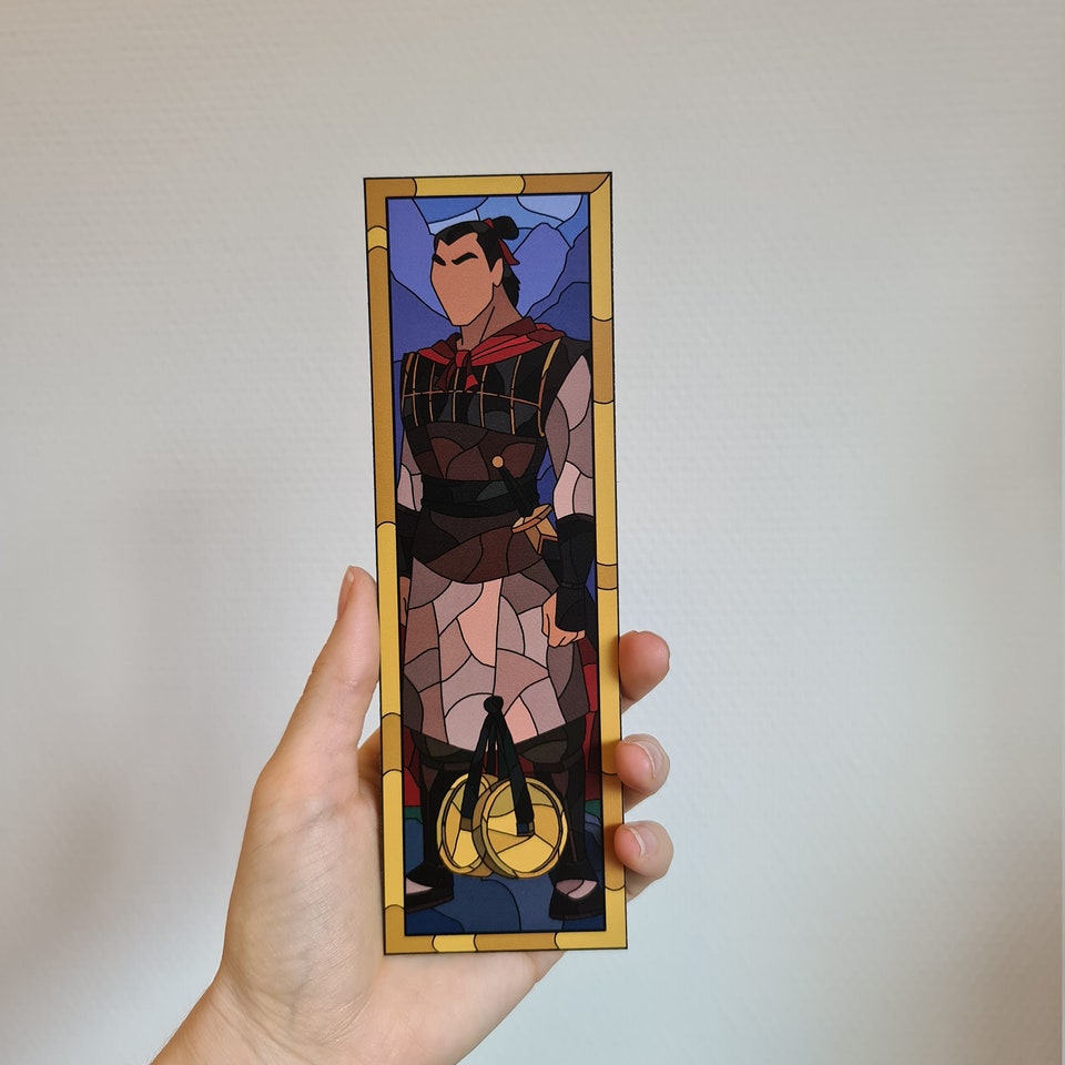 Li Shang Bookmark, Disney Prince, Mulan Designed & Sold By Gregory Harris