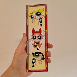 Powerpuff Girls Bookmark, Bubbles Blossom Buttercup - Etsy