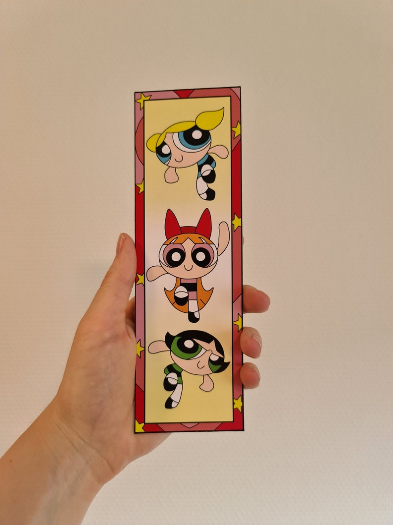 Powerpuff Girls Bookmark Bubbles Blossom Buttercup - Etsy