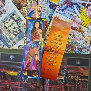 Wonder Woman DC Bookmark Gal Gadot - Etsy