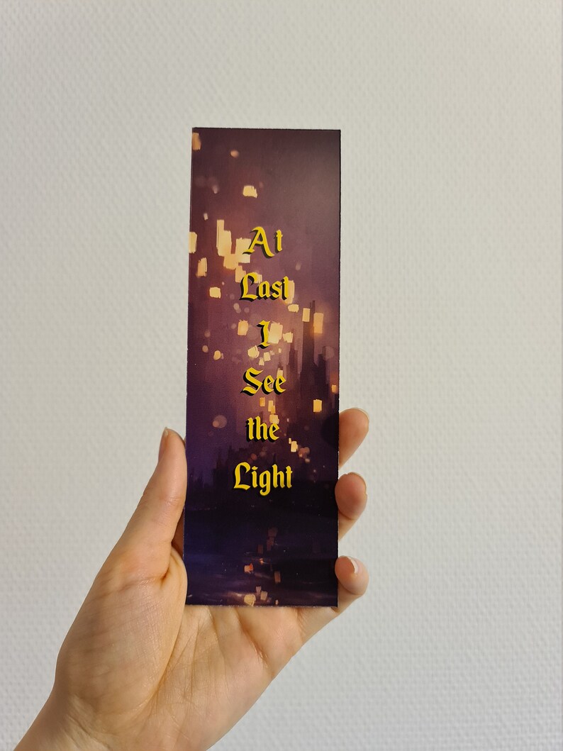 Rapunzel Bookmark Disney Princess Tangled Sun Sky Lantern - Etsy