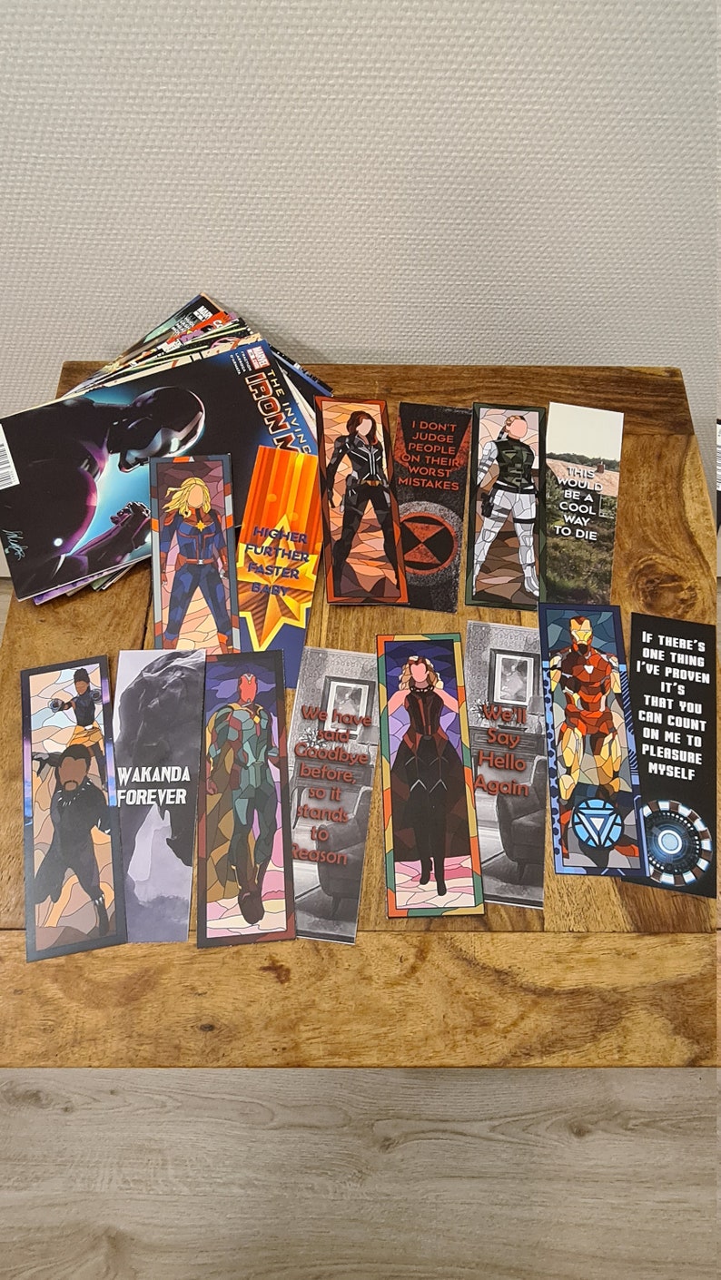 Wanda Maximoff Marvel Bookmark Scarlet Witch - Etsy