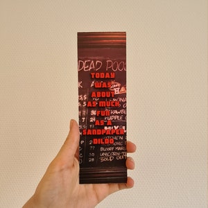 Deadpool, Marvel Xmen Bookmark - Etsy