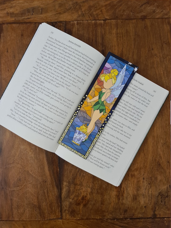 Tinkerbell Bookmark Disney Peter Pan Fairy Dust Lantern - Etsy