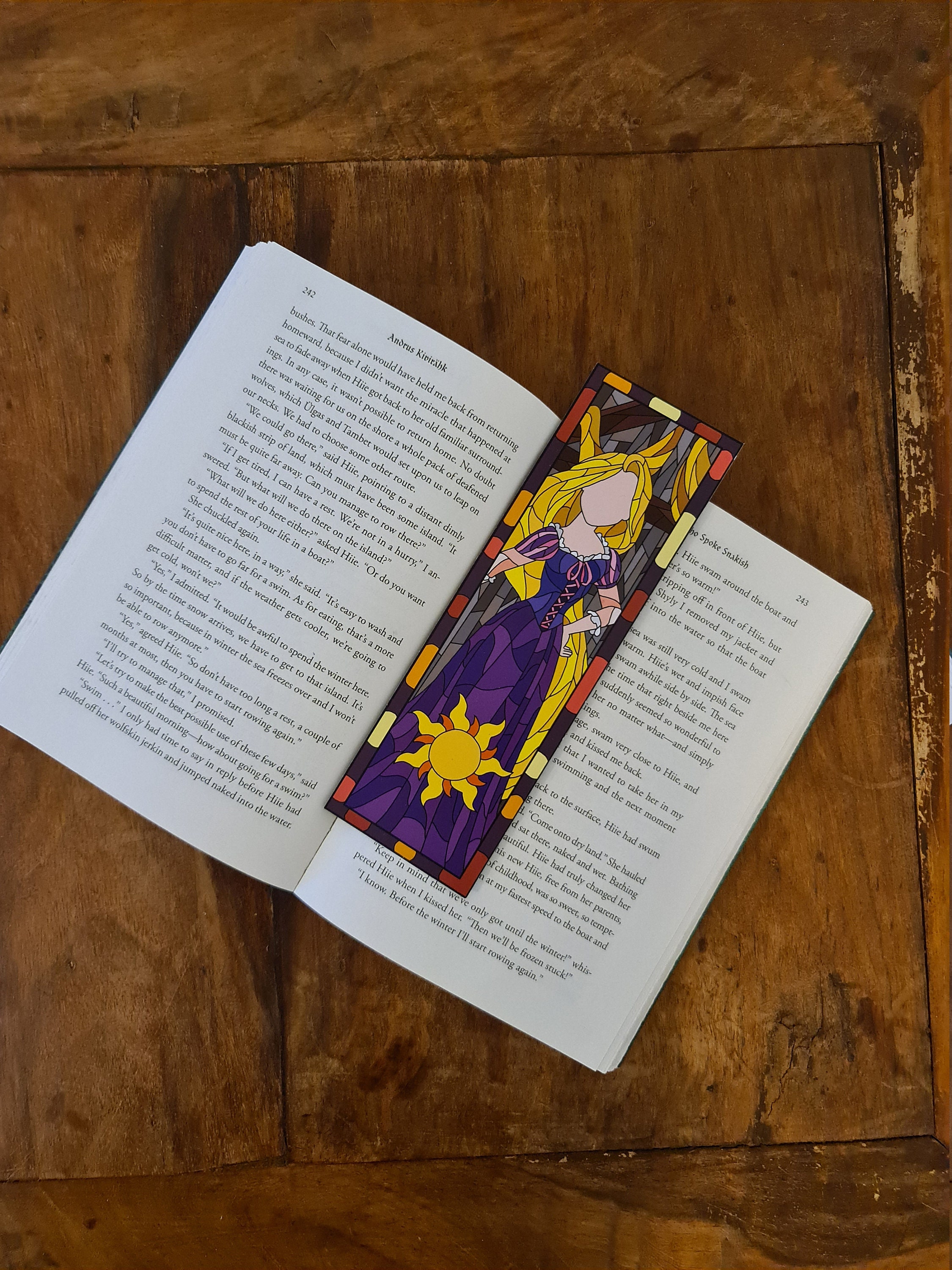Rapunzel Bookmark Disney Princess Tangled Sun Sky Lantern - Etsy