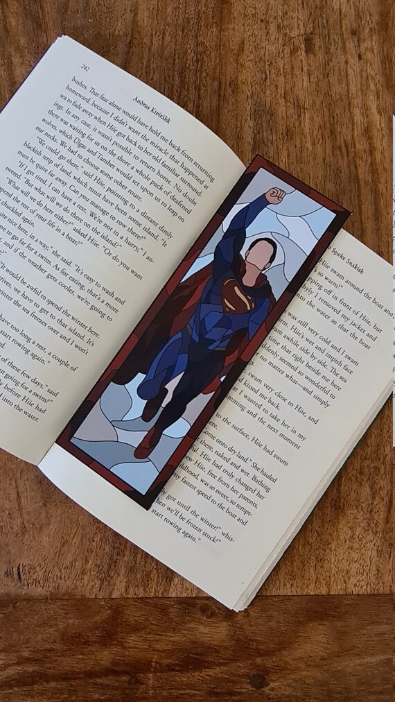 Superman DC Bookmark Henry Cavill | Etsy