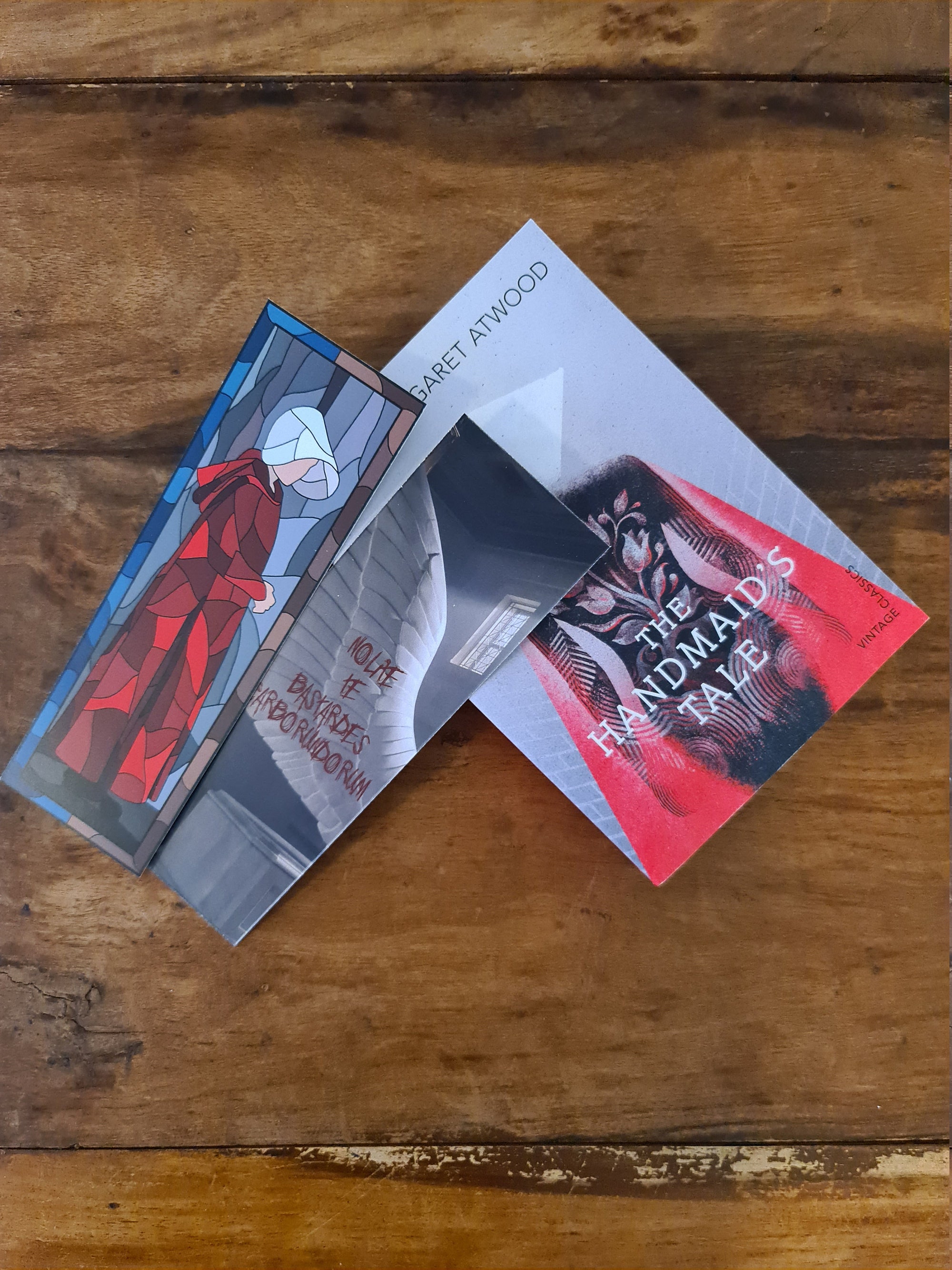 Handmaids Tale Bookmark, Margaret Atwood, Nolite Te Bastardes Carburondorum