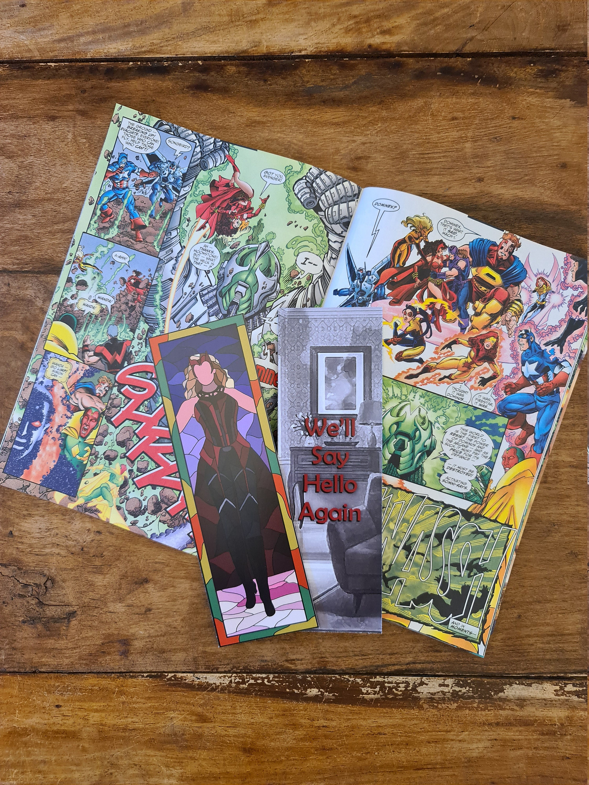 Wanda Maximoff Marvel Bookmark Scarlet Witch - Etsy