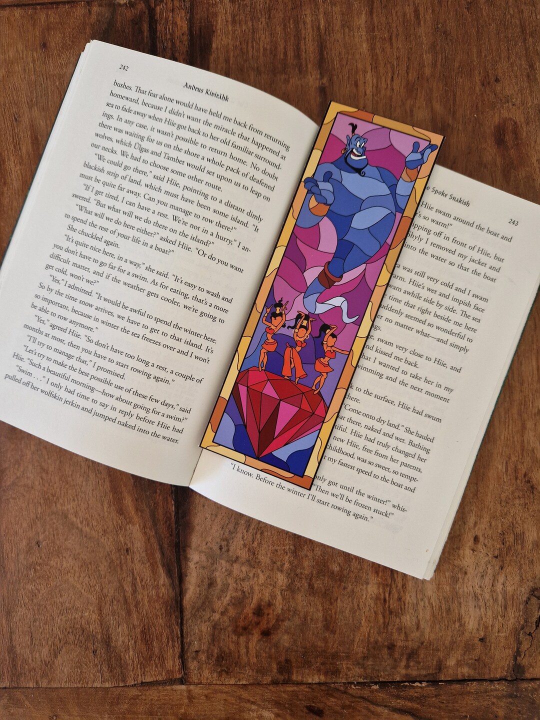 Genie Bookmark, Disney Aladdin, Never Had a Friend Like Me - Etsy