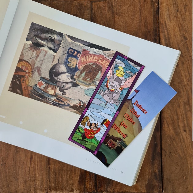 Dumbo Bookmark, Disney Classic, Flying Elephant