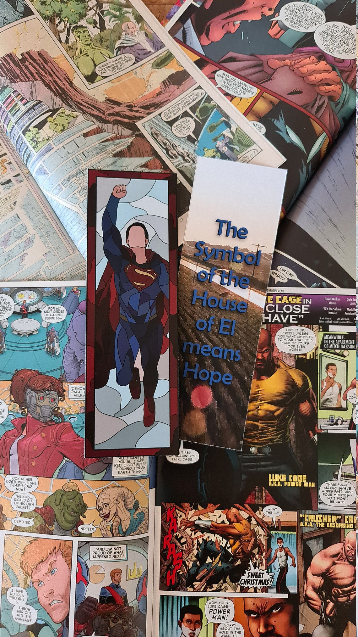 Superman DC Bookmark Henry Cavill - Etsy