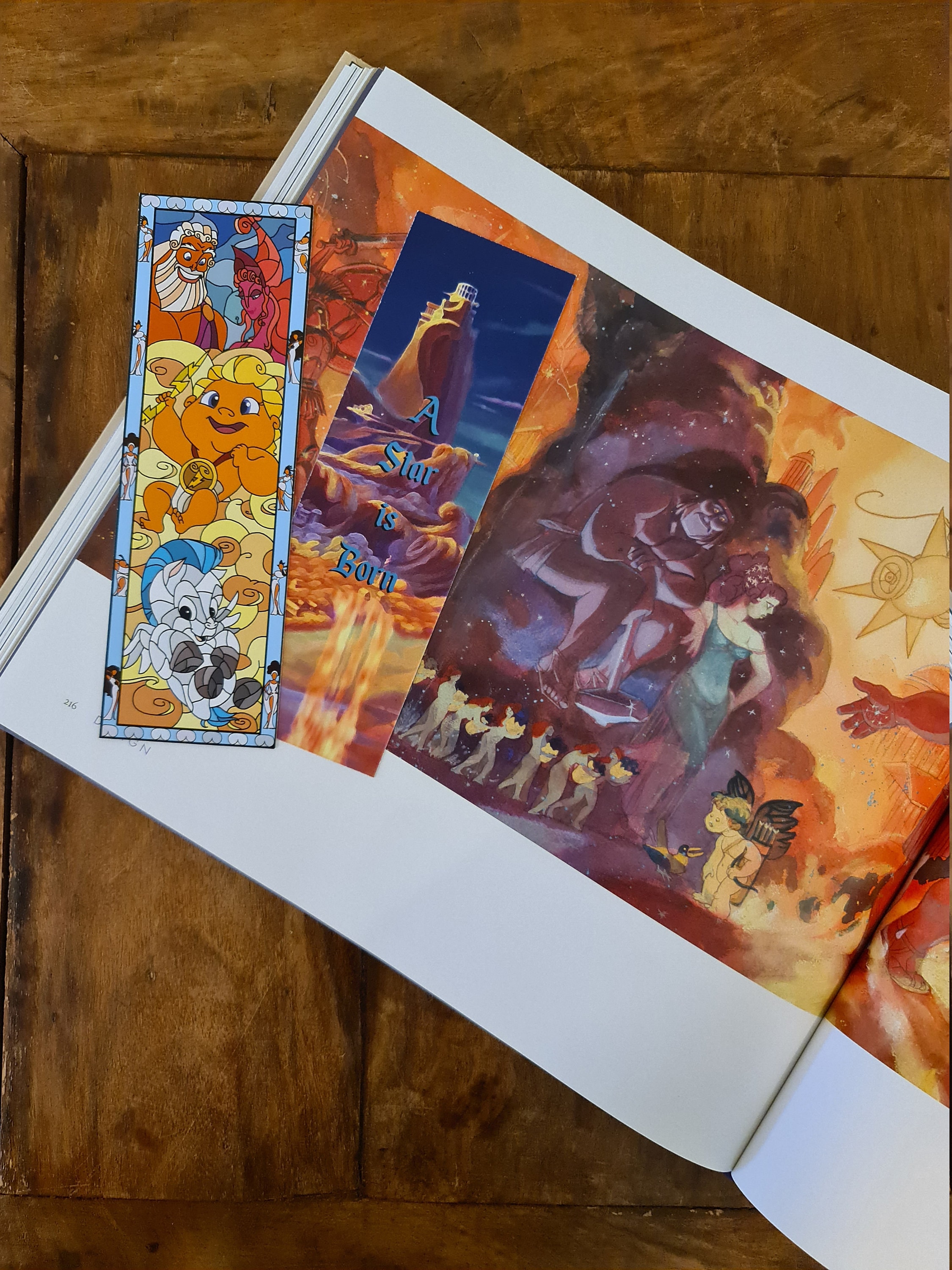 Baby Hercules and Pegasus Bookmark Disney Hercules Zeus and - Etsy