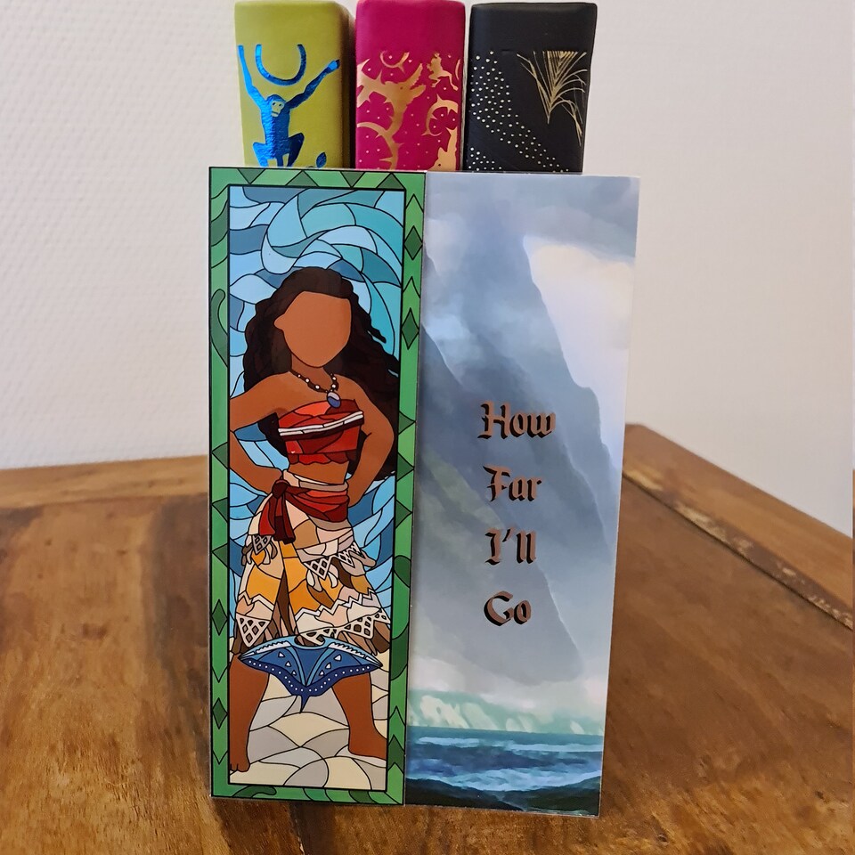 Moana / Vaiana Bookmark, Disney Princess, Stingray, Heart of Te Fiti ...