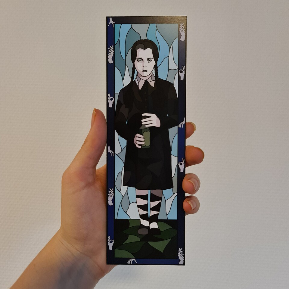 Wednesday Addams Bookmark, the Addams Family, and Thing, Christina ...
