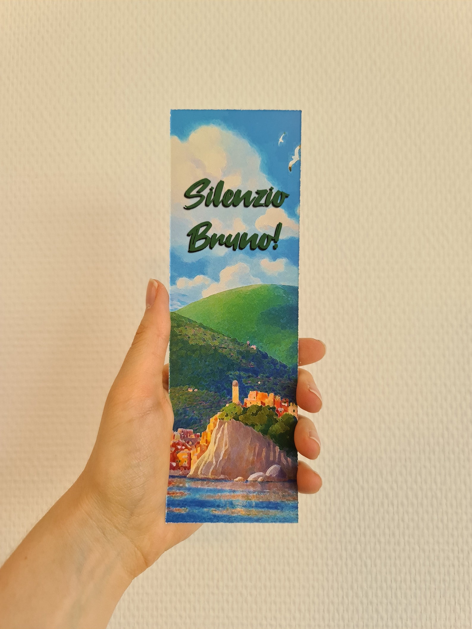 Luca Bookmark Pixar Movie Sea Monsters in Italy Silenzio - Etsy