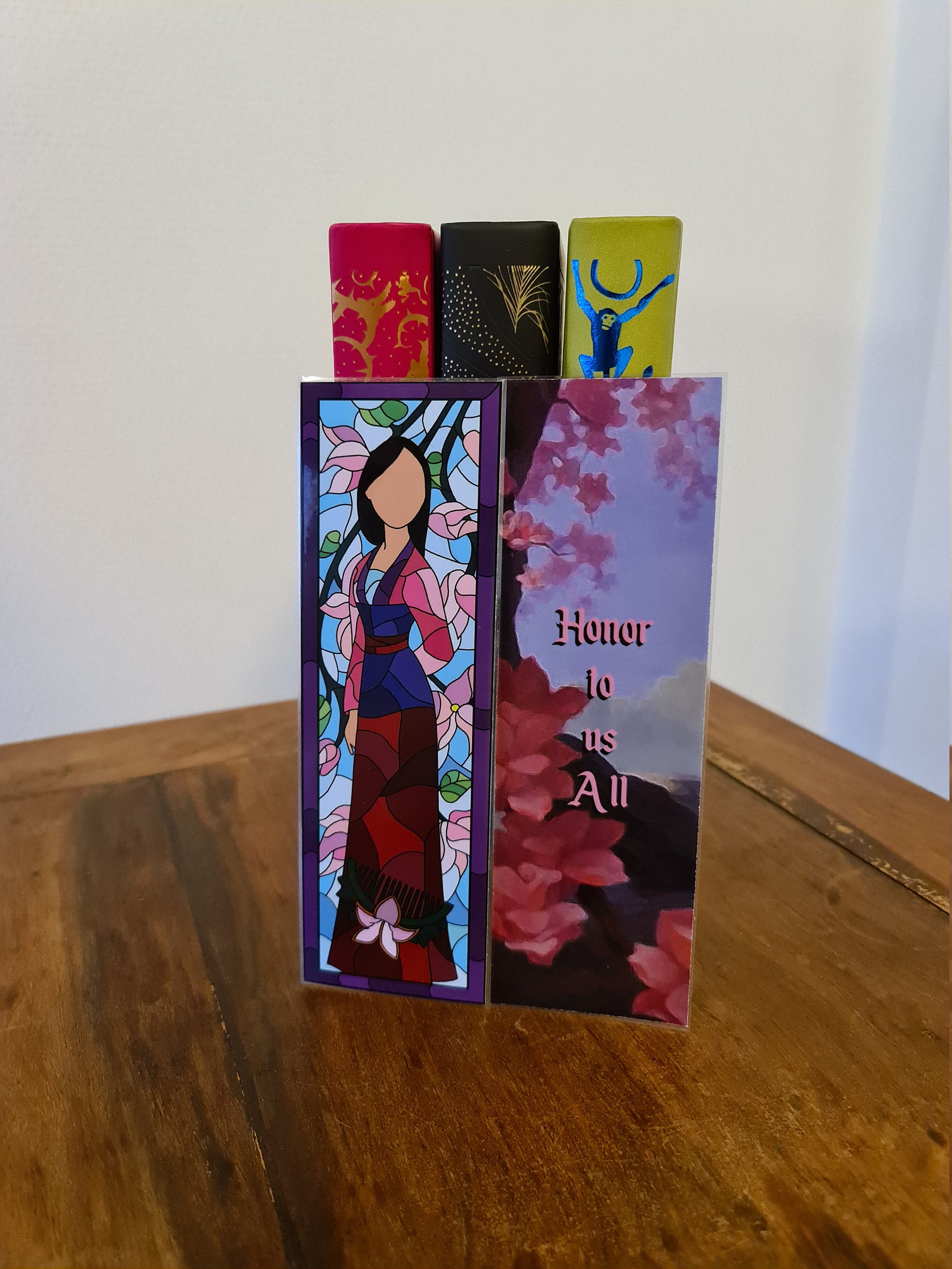 Mulan Bookmark Disney Princess Honor to Us All Cherry | Etsy