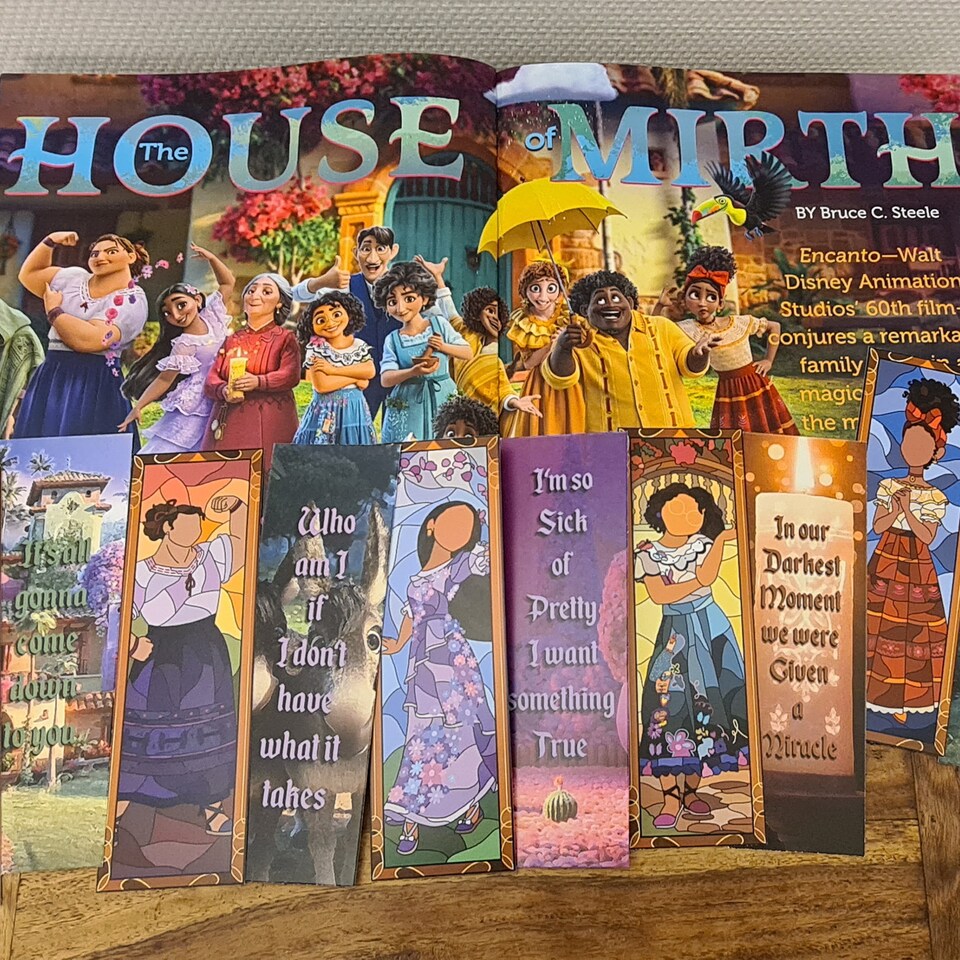 Dolores Bookmark, Disney Encanto, She Can Hear A Pin Drop Designed ...