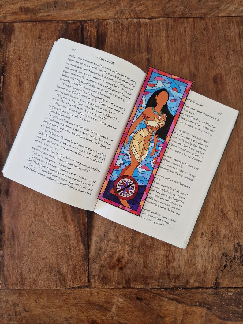 Pocahontas Bookmark Disney Princess Colors of the Wind - Etsy