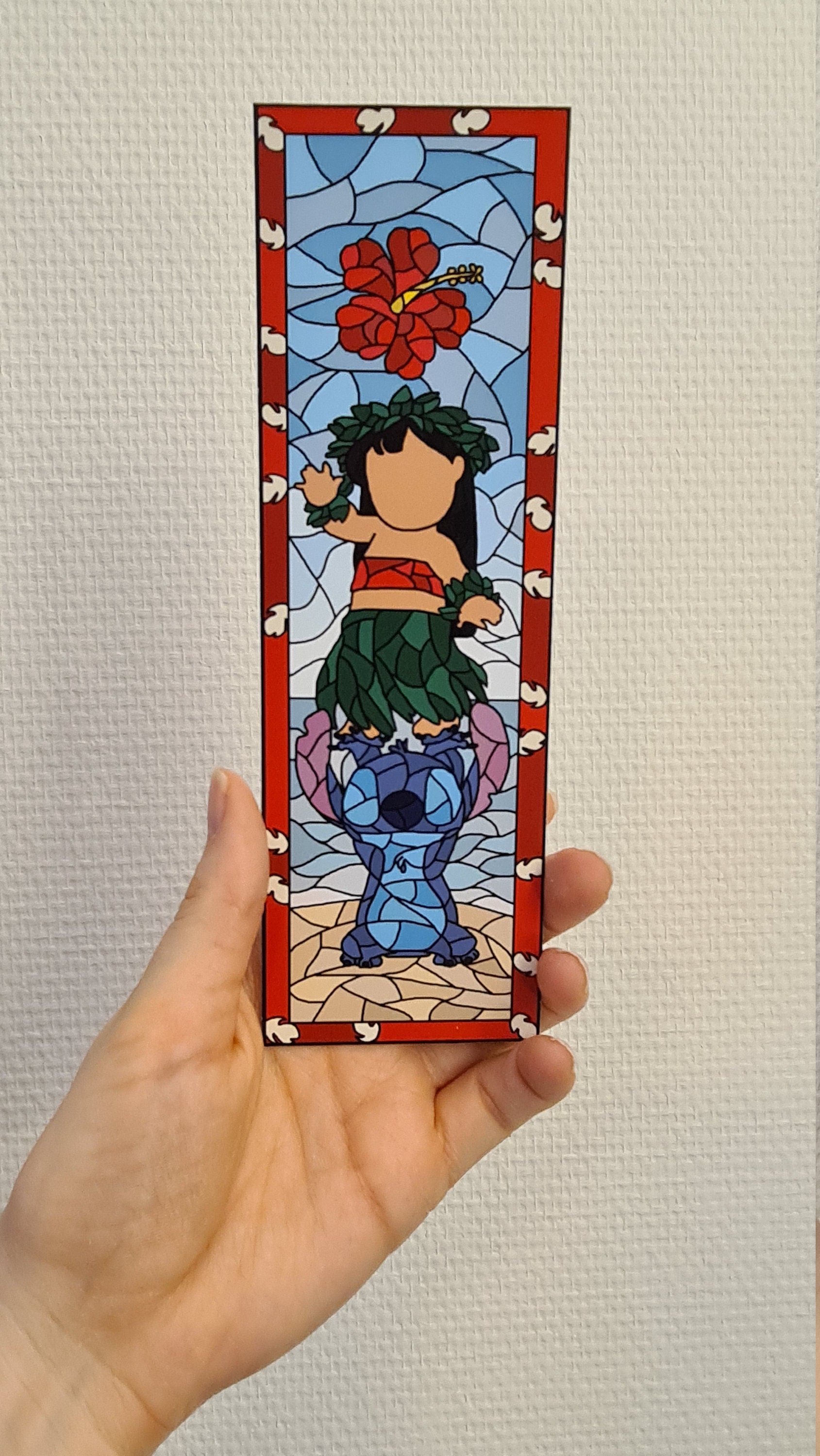 Lilo and Stitch Bookmark Ohana Hawaii Flower - Etsy