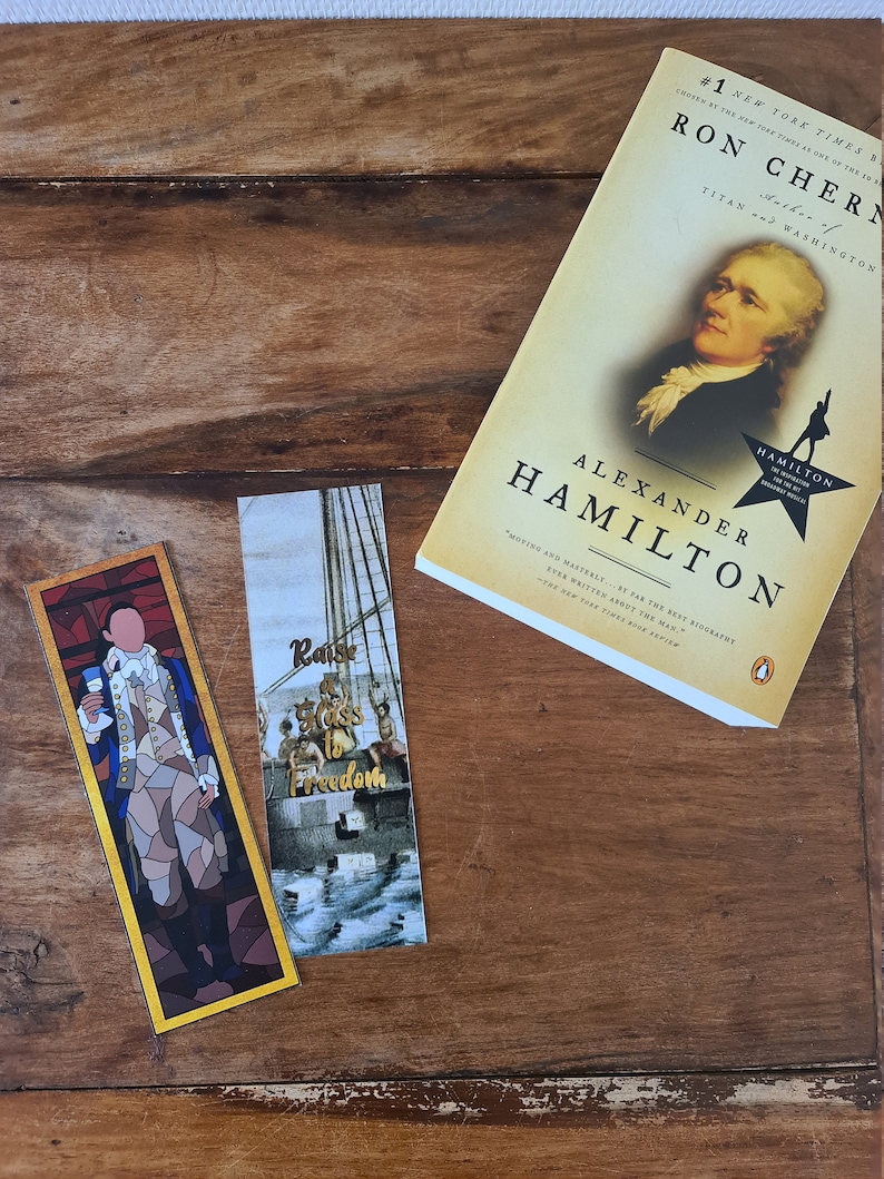 Hamilton Bookmark Set - Etsy