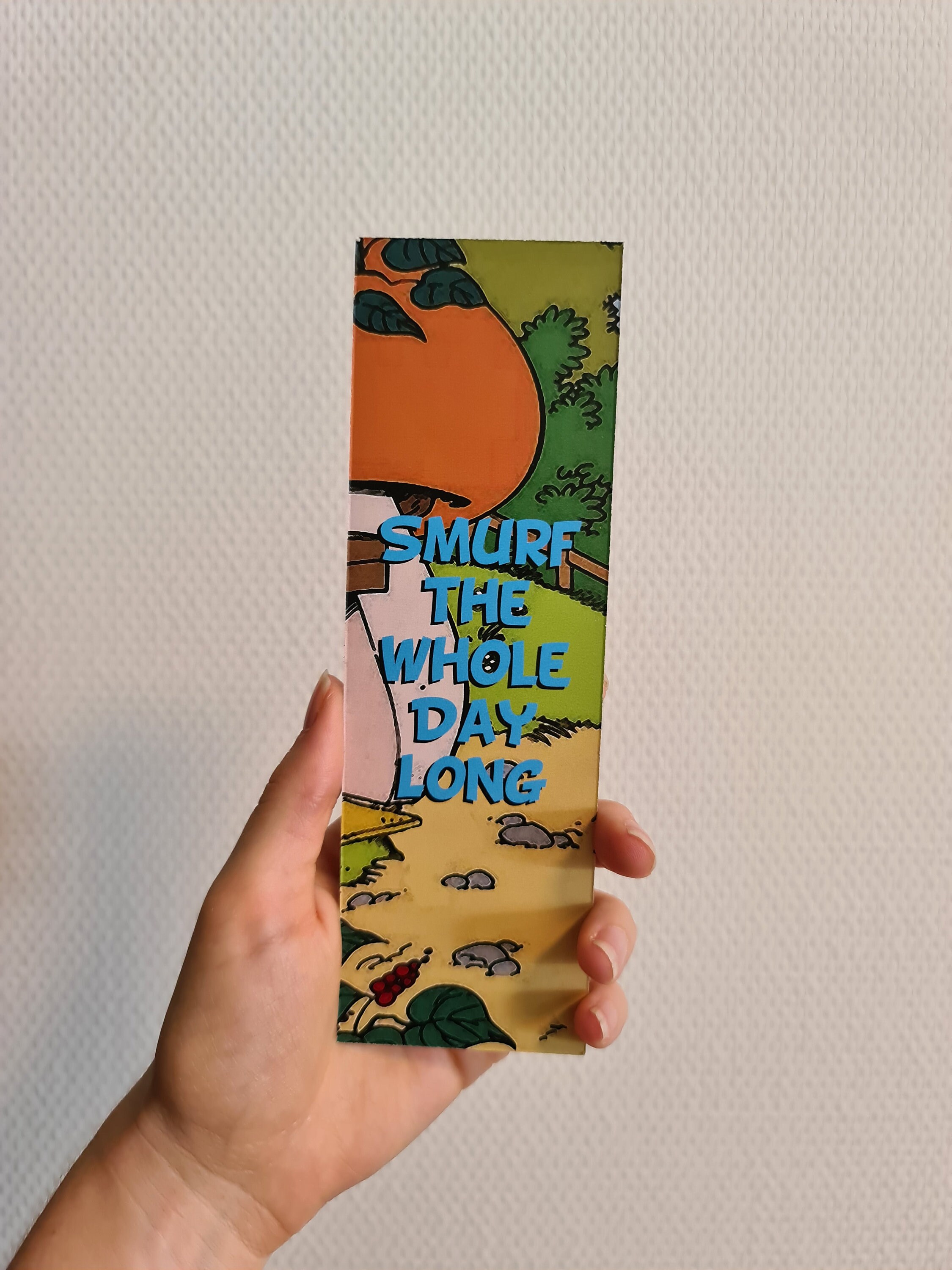 Smurfs Bookmark Smurfette Papa Baby Greedy Smurf | Etsy