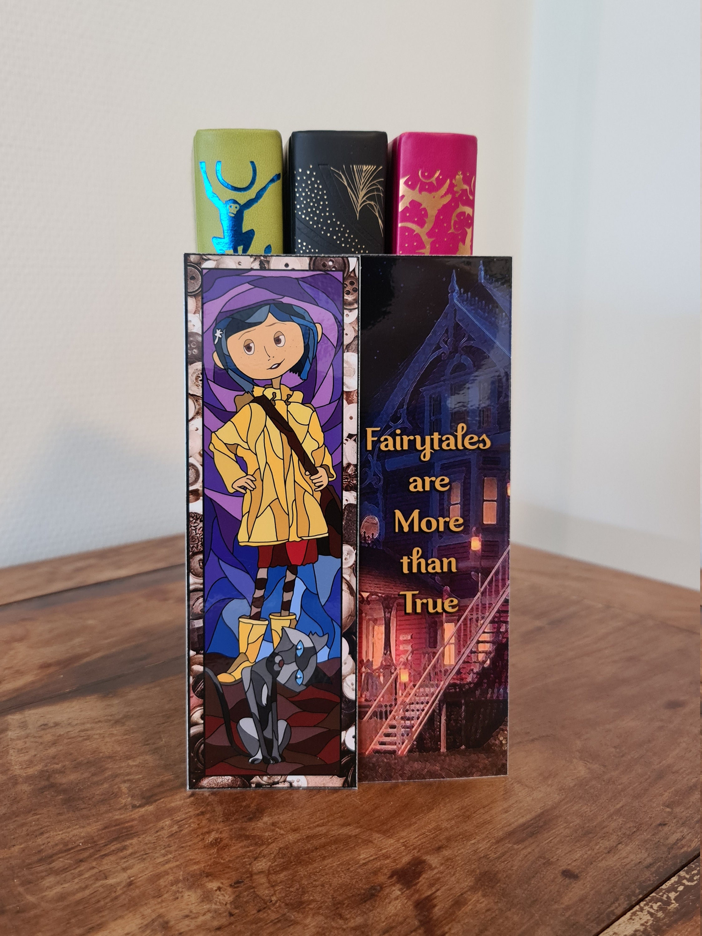 Coraline Bookmark Neil Gaiman Etsy