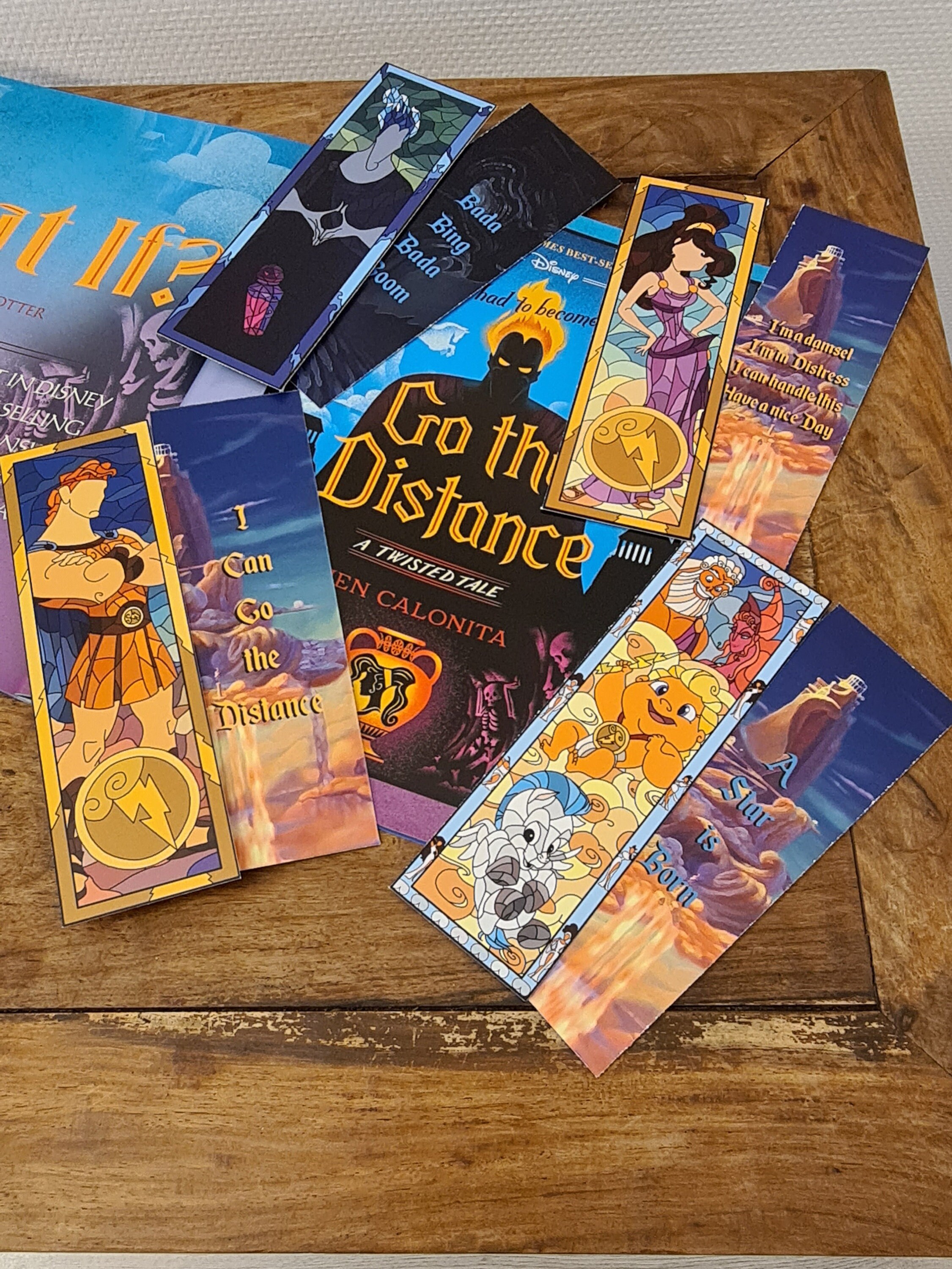 Baby Hercules and Pegasus Bookmark Disney Hercules Zeus and - Etsy